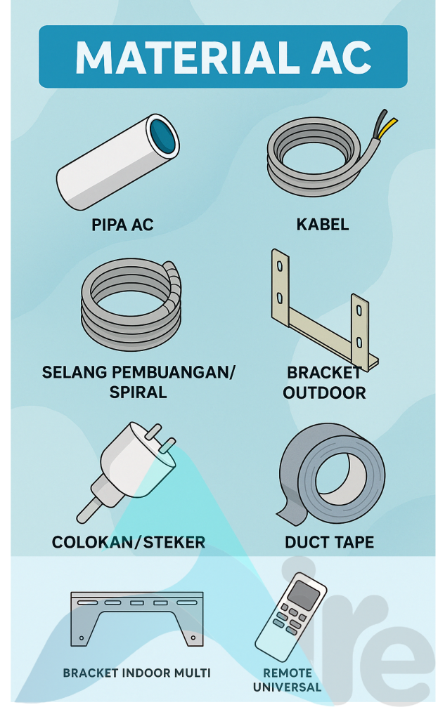 Daftar Harga Material AC Lengkap dari Aireoptima: Transparan ...